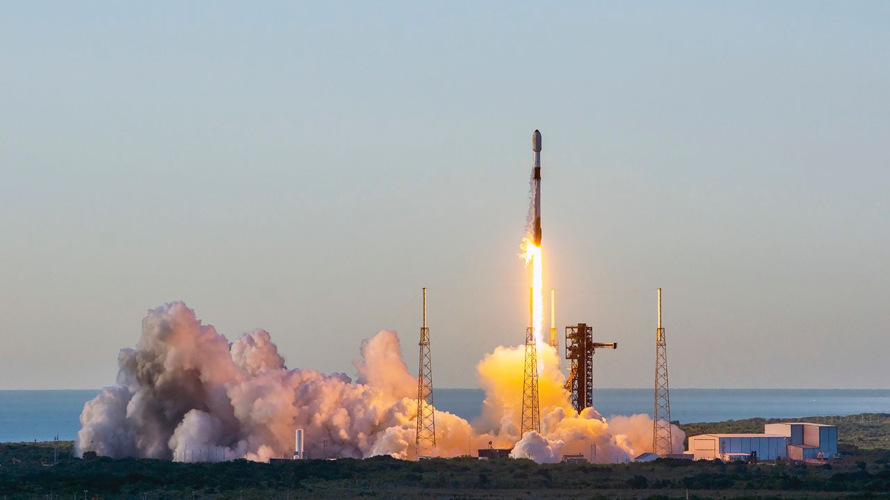 Space Rocket Launch Water Marks