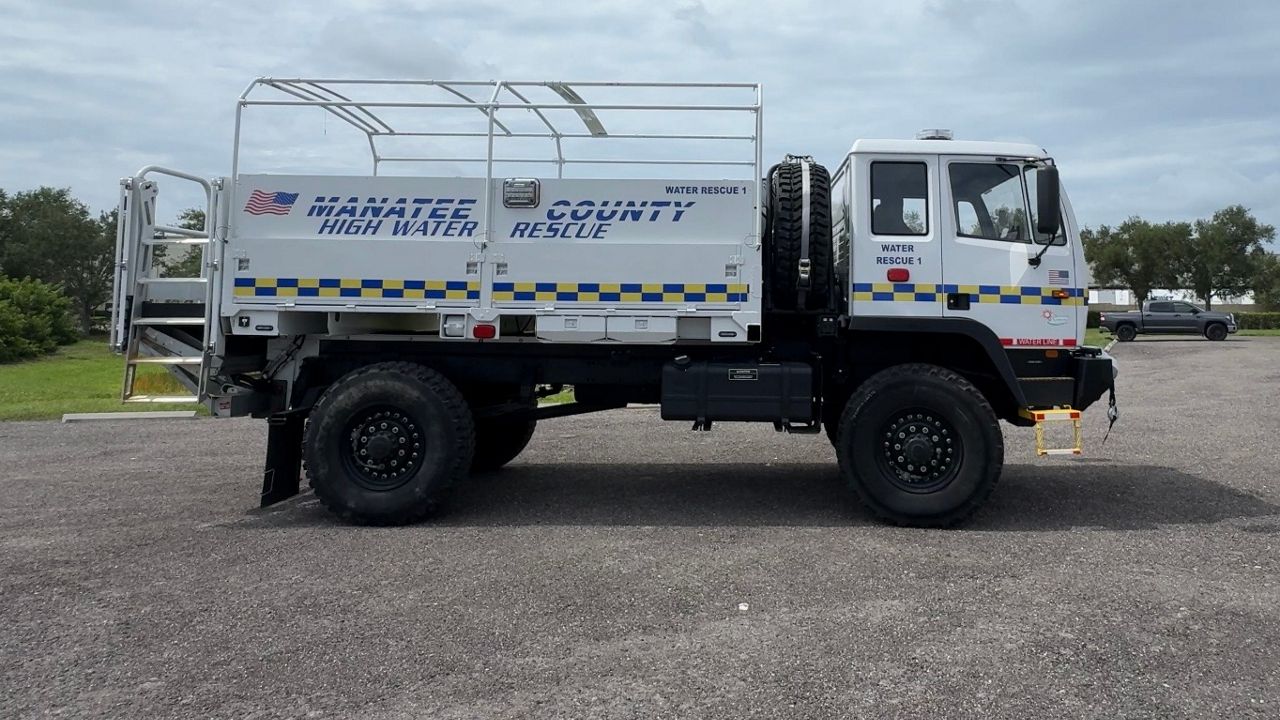 Manatee County unveils first high-water rescue vehicle