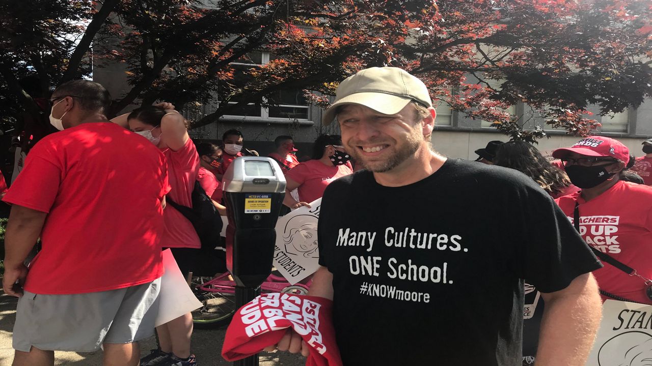 Teachers March in Solidarity for Racial Equality
