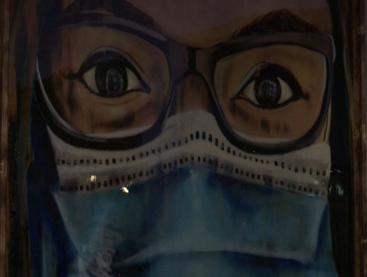 Artist's health-care hero paintings turned into art exhibit