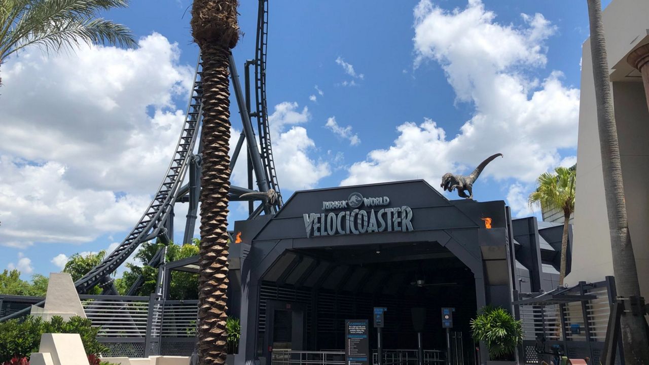 Universal's VelociCoaster blends Jurassic Park and World