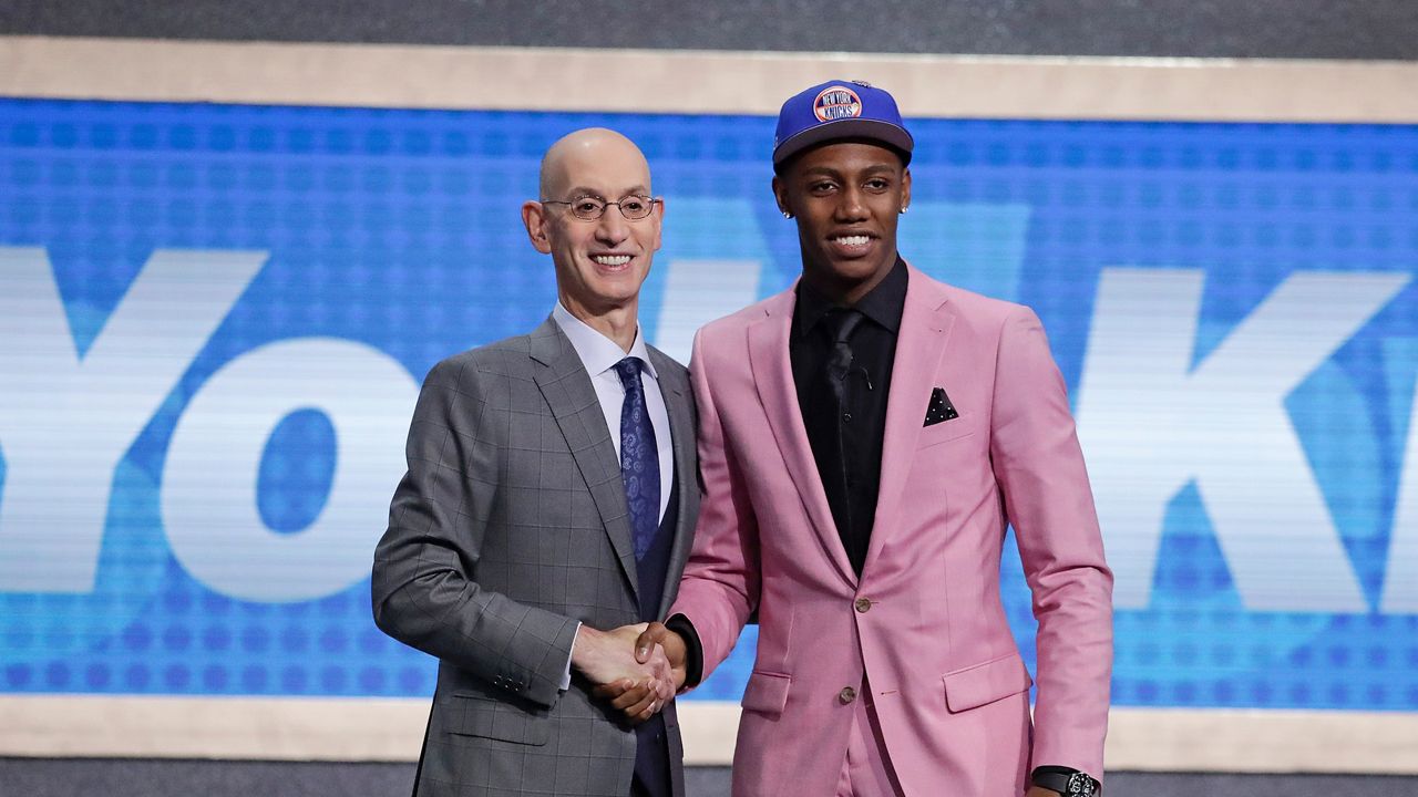 Knicks Draft RJ Barrett from Duke Number three pick NBA Draft