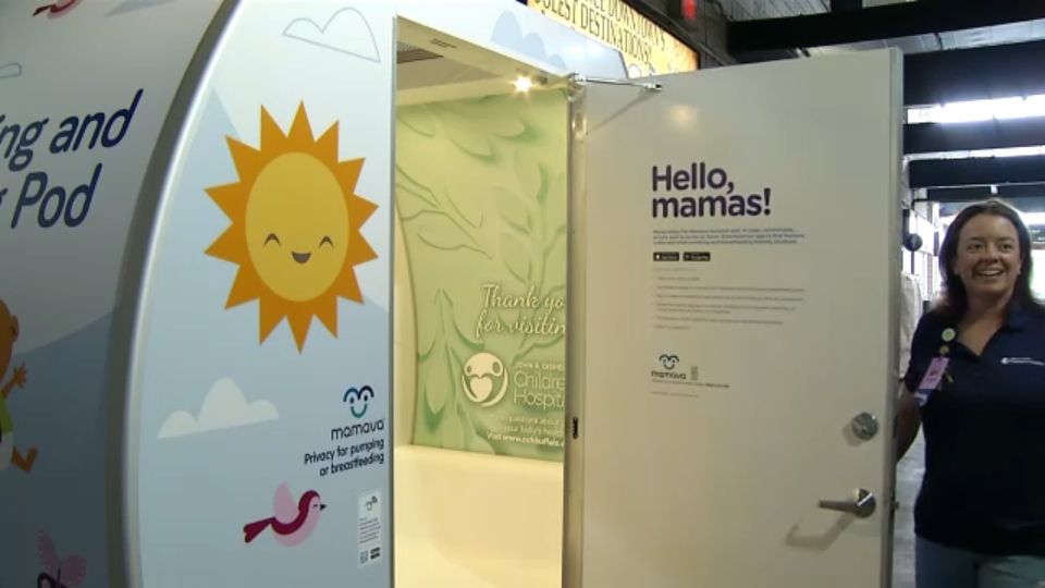 New Pod for Nursing Moms at Sahlen Field