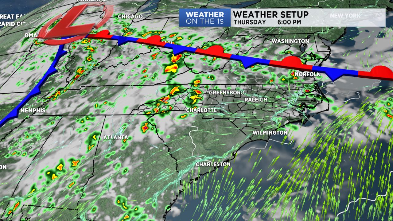 Better storm chances working in