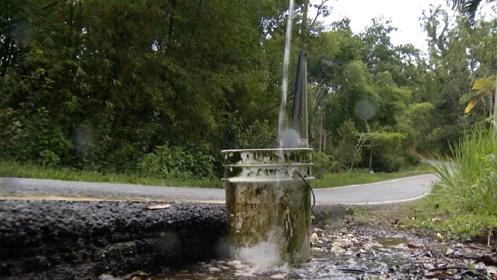Remote Puerto Rican community says waterfall saved lives
