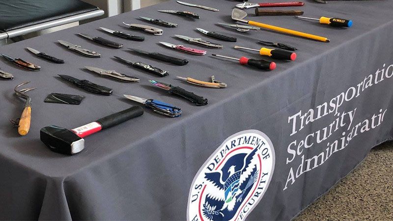 TSA asks flyers to be aware of items they're packing