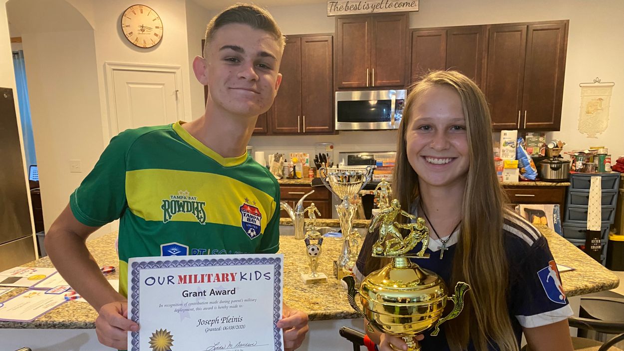 Organization gives military kids a kick at a new hobby