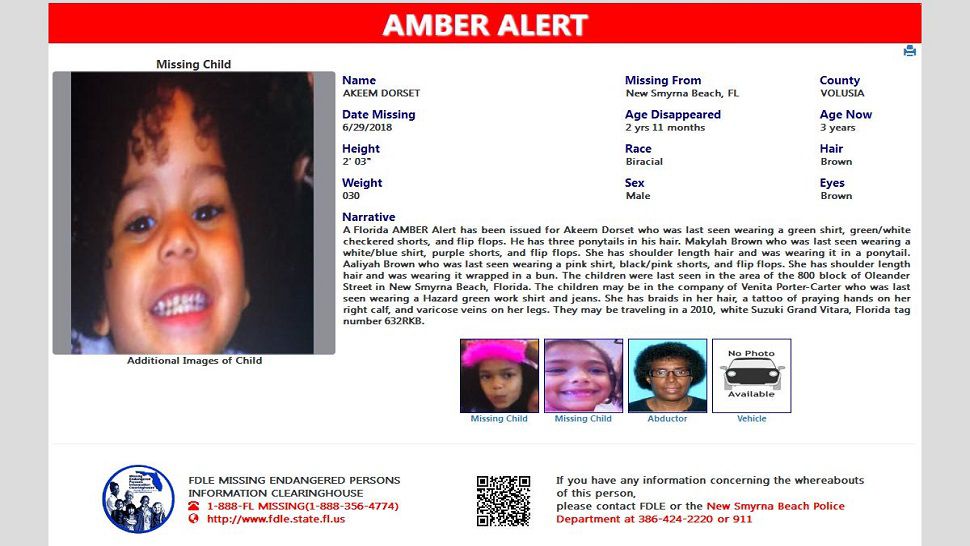 Amber Alert canceled for missing New Smyrna Beach kids