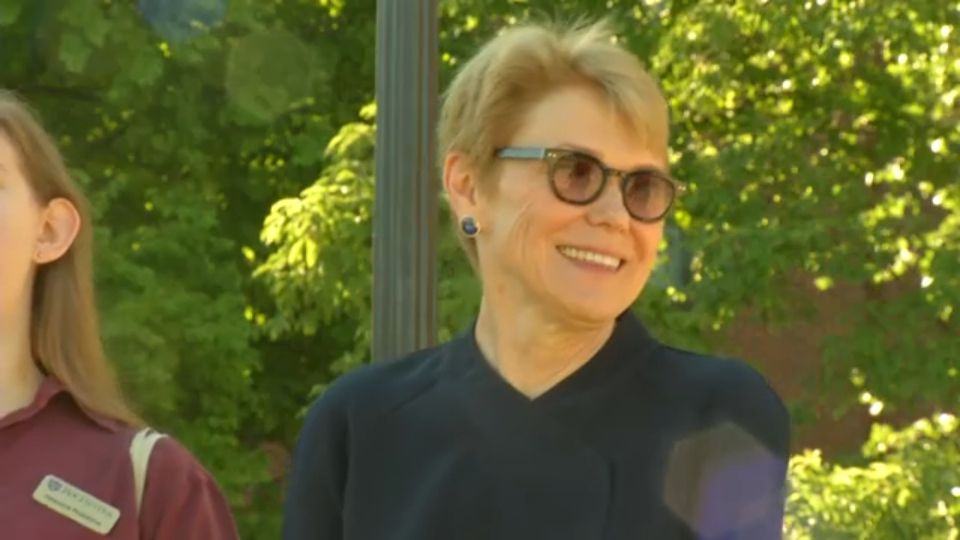 U of R welcomes first female president with campus tour