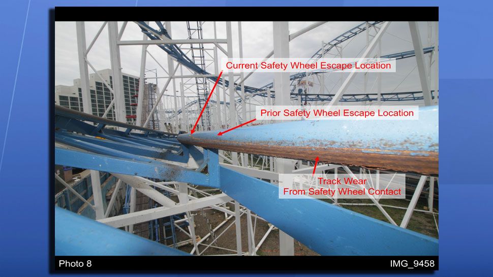 'Excessive speed' caused roller coaster derailment