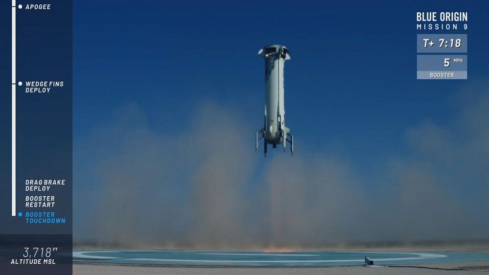 VIDEO: Blue Origin tests new rocket in launch