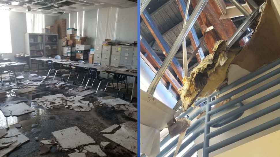 McLane Middle School Fire Destroys 7th Grade Classrooms