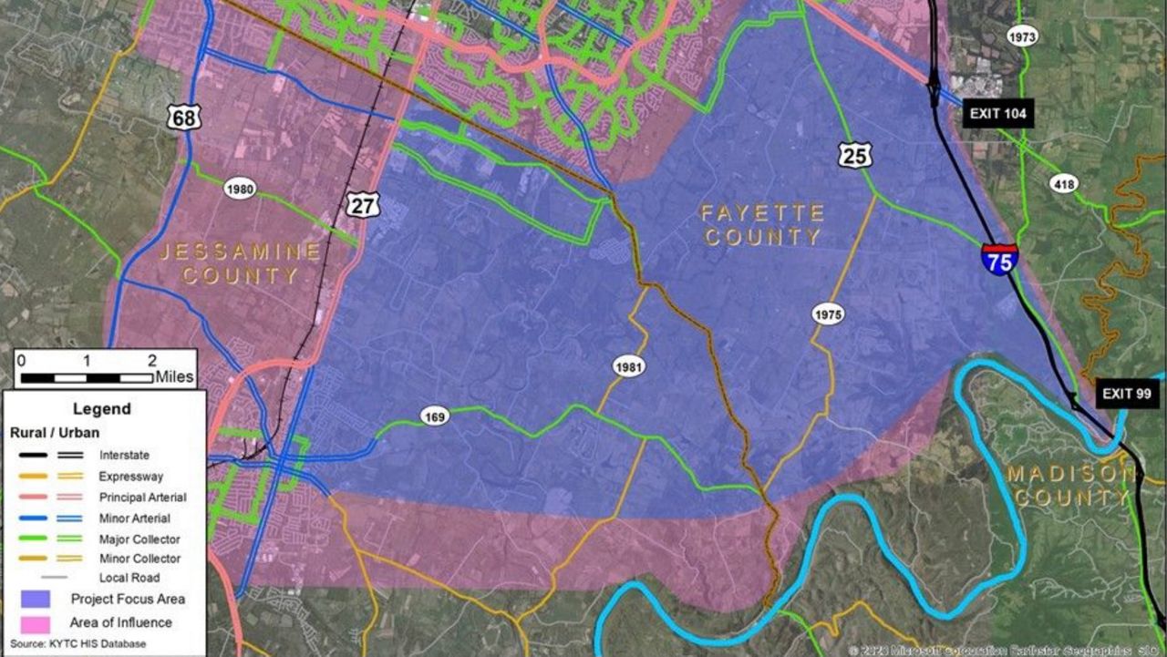 KYTC planning road improvement in Jessamine-Fayette counties