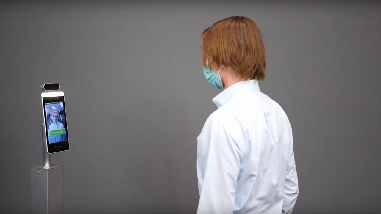 Businesses Turn To Temperature Scanning Kiosk