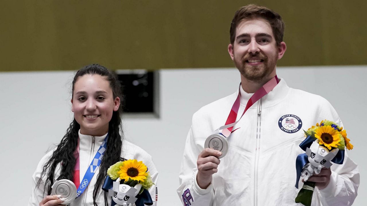 mary tucker tokyo olympics rifle silver medal