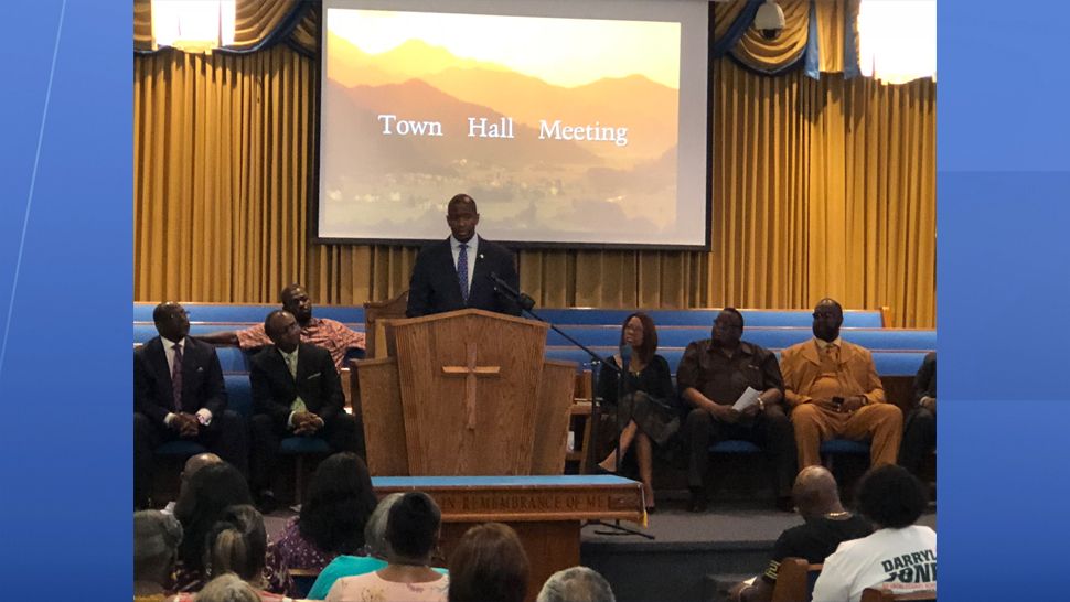 Fl Gov. candidate Gillum speaks out on stand your ground law