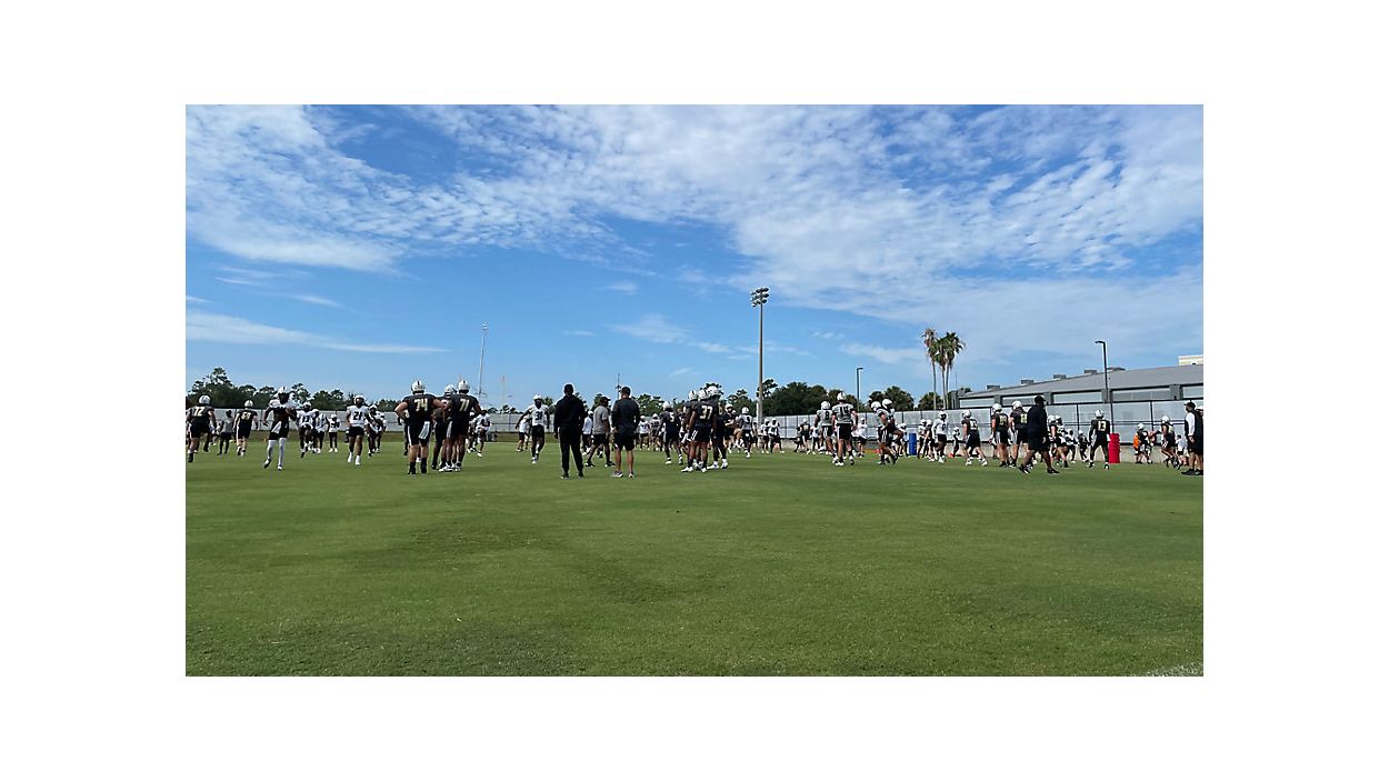 UCF Knights enter first day of football camp with energy