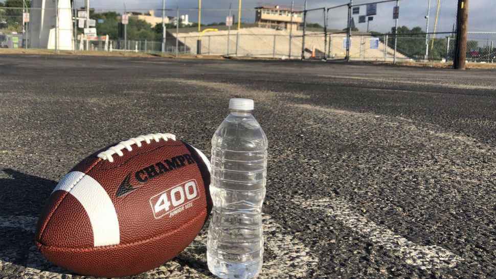 Football two-a-days kicks off with heat-related warning