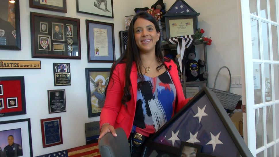 Widow of Slain Kissimmee Cop: He's With Us Every Day