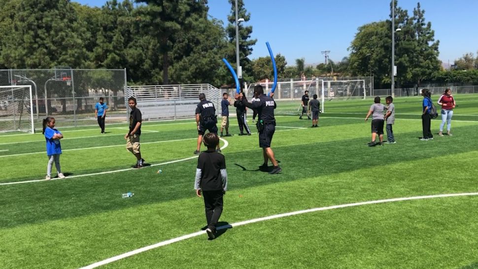 LAPD Program Deterring Gangs in Community Park
