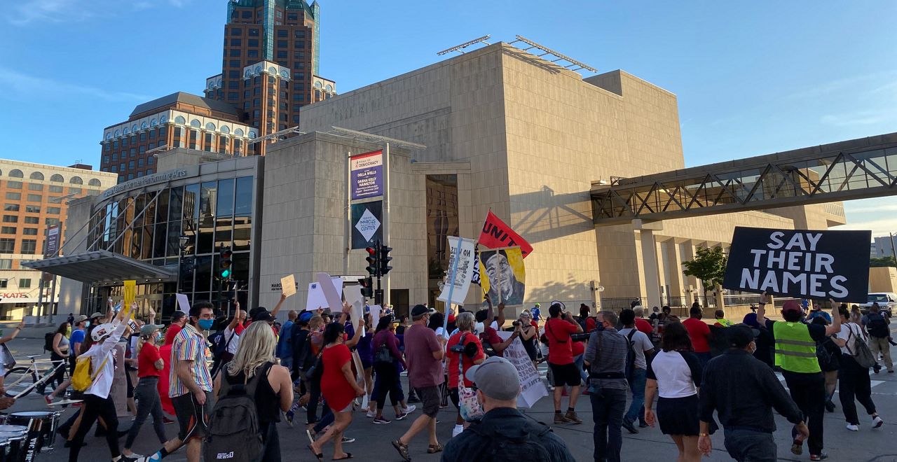 Families Share Stories At DNC Protests For Police Reform