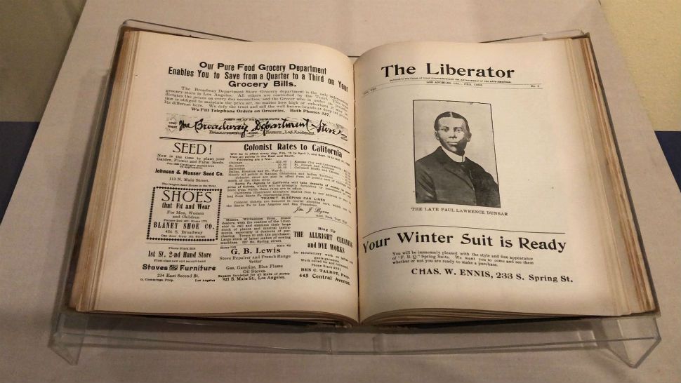 1900s Newspaper Started by Former Slave in LA Now on Display