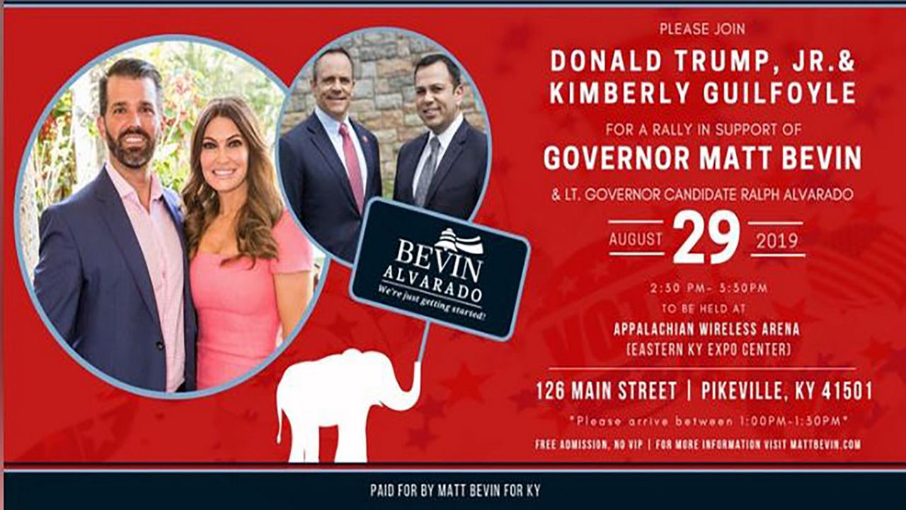 President's Son Coming to Kentucky to Rally for Bevin