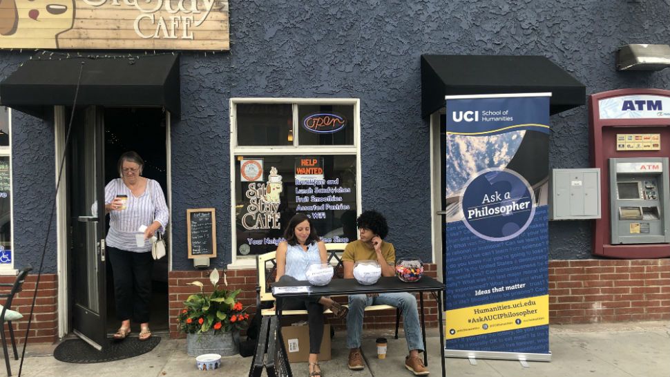 Philosophers Set Up a Booth in Public to Answer Anyone’s Questions