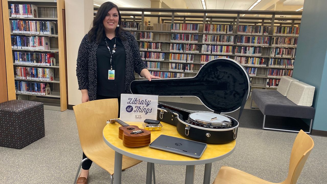 Variety of items available in Library of Things