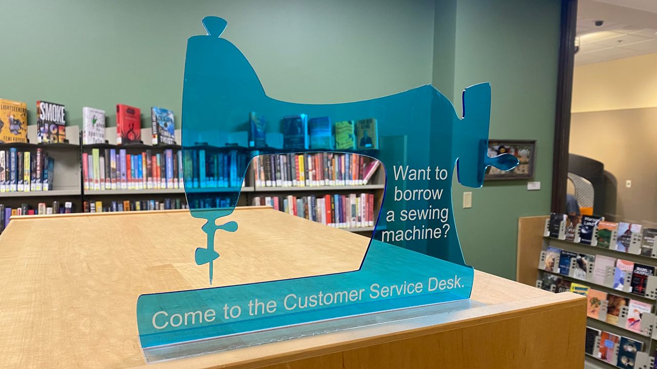 Variety of items available in Library of Things