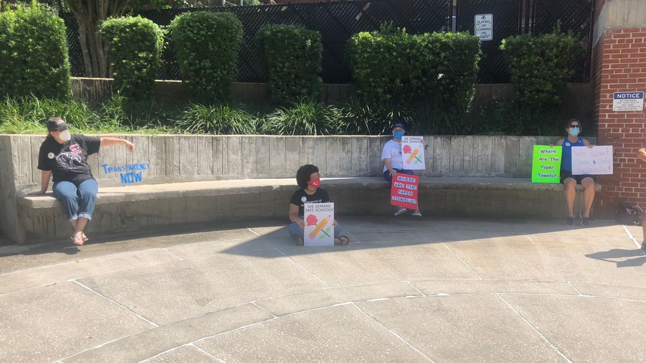 Protesters Call for More Transparency from School Leaders