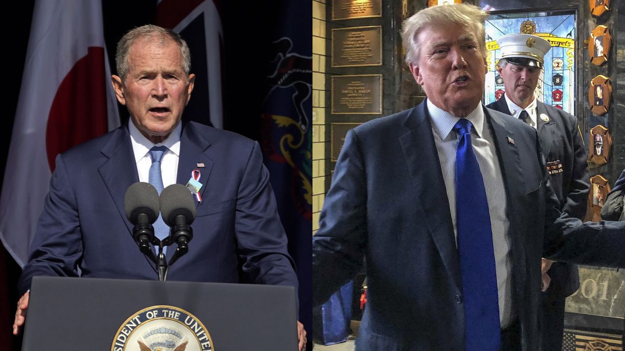 Two presidents, two distinct messages on 9/11 anniversary