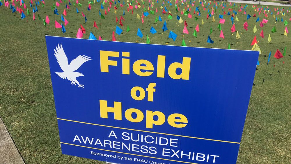 Embry Riddle Field of Hope raises suicide awareness