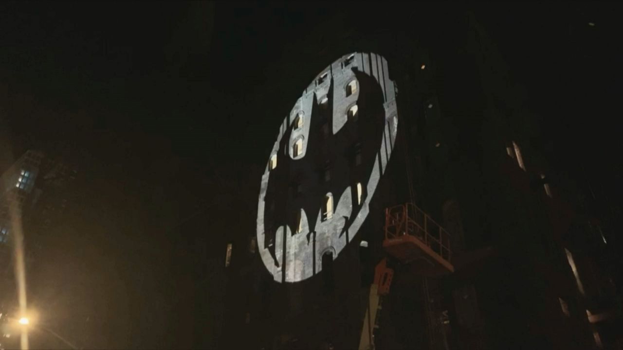 The Bat Signal in Brooklyn: NYC Celebrates 'Batman Day'