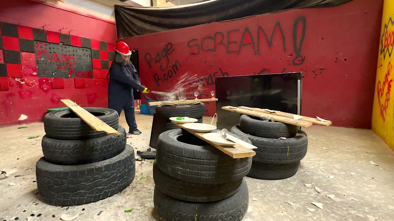 Orlando rage room seeks to help customers with mental health