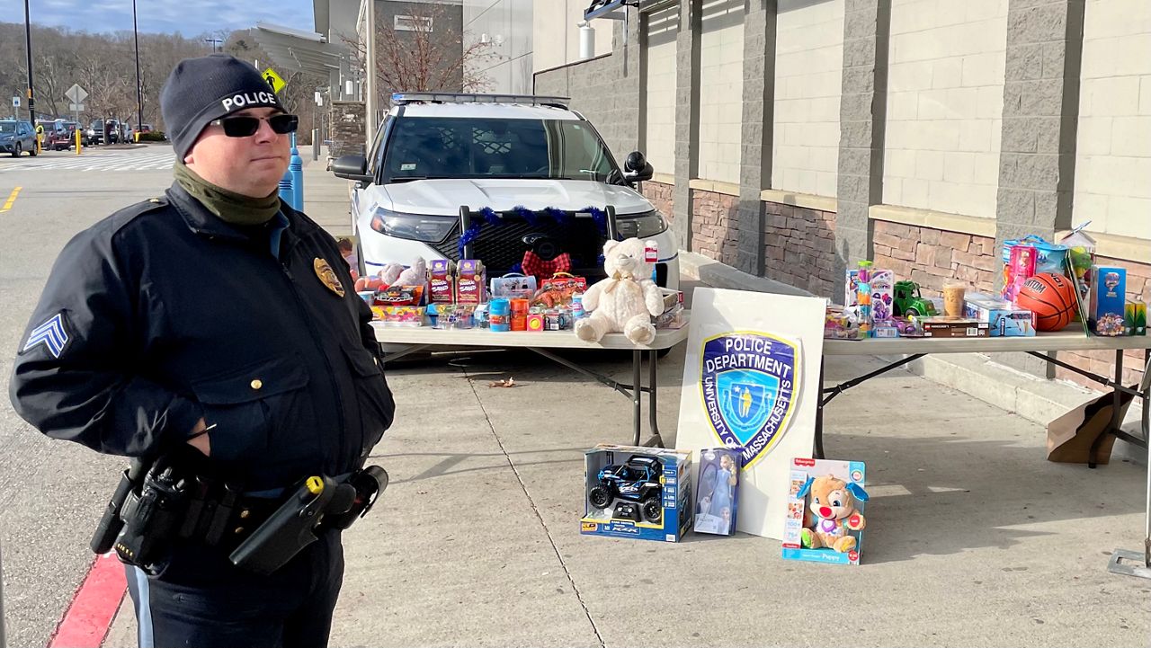 UMass Police Department collects toys for foster children