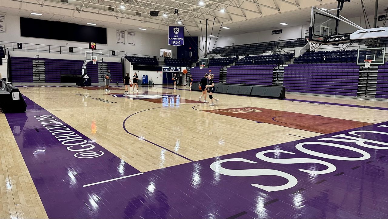 Holy Cross women's basketball team loving winter break
