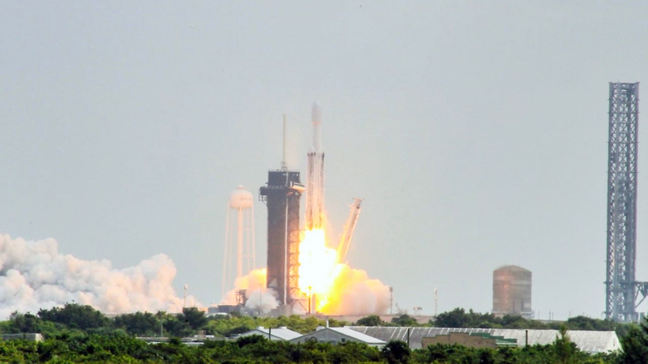 Twin sonic booms heard after NASA launches Psyche mission