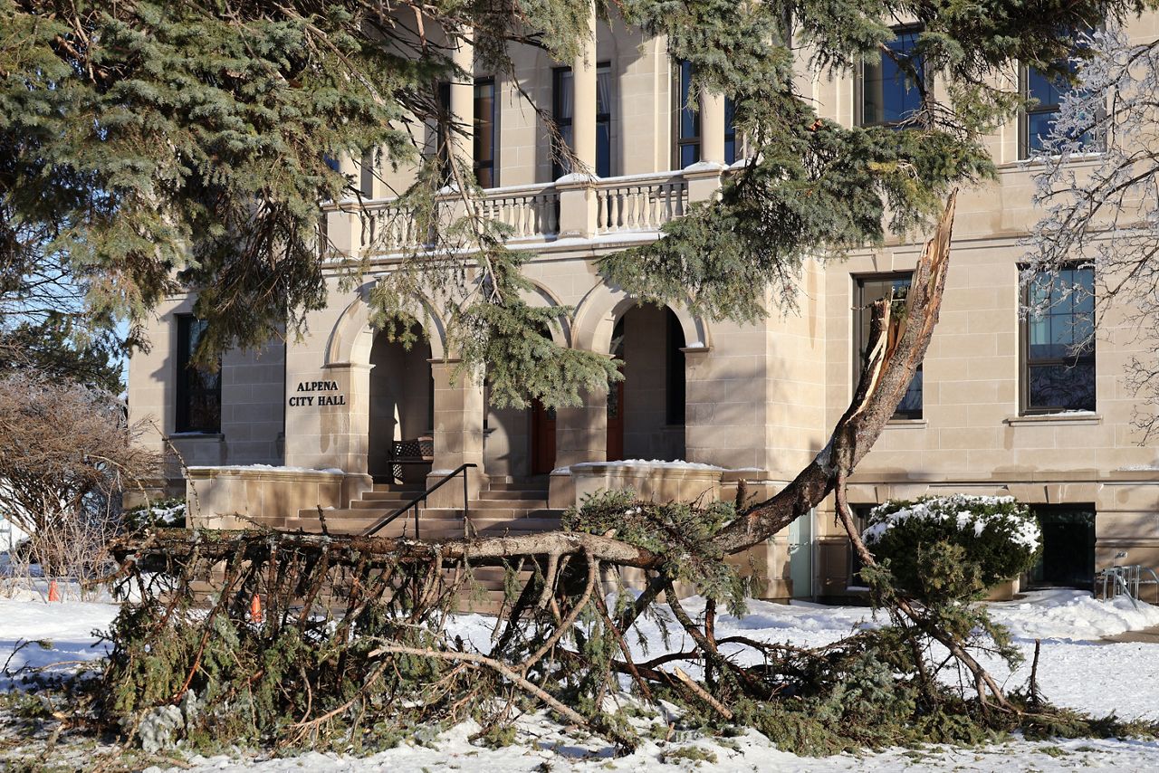 Storm recovery continues in Alpena and surrounding areas