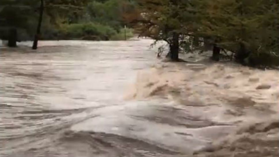 RVs Swept Away in Rising Flood Waters in Concan