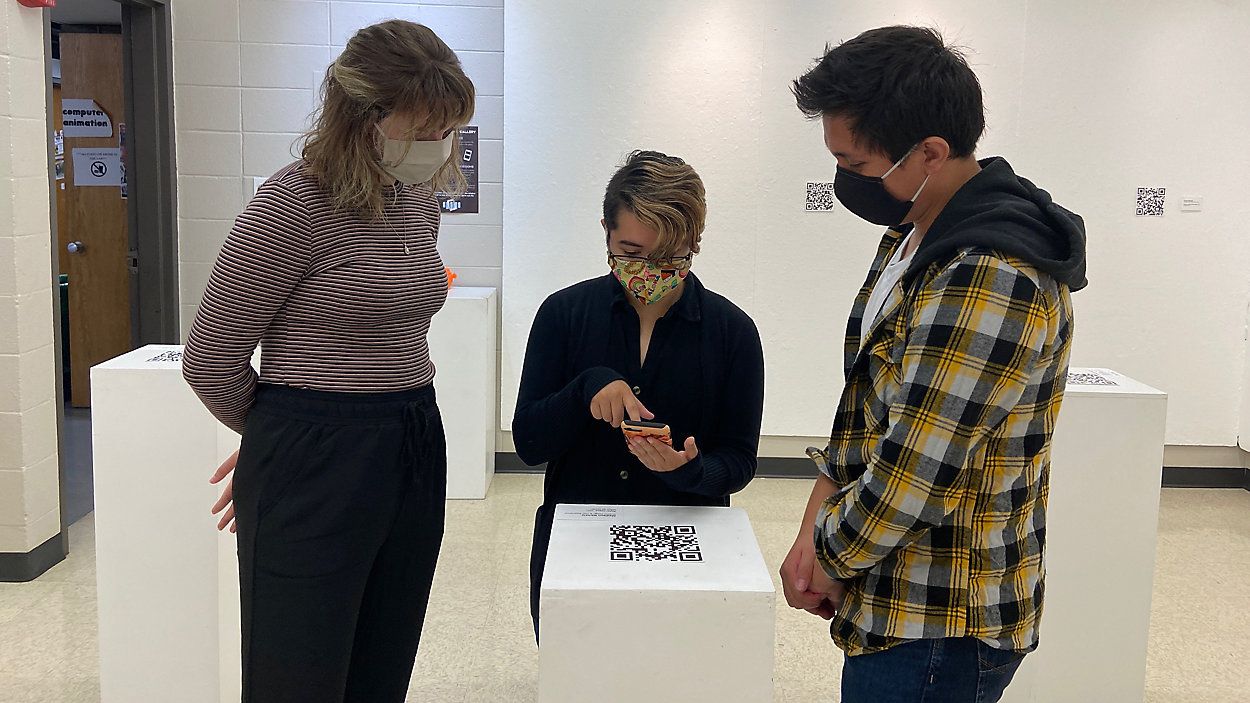 WKU students create an art gallery full of augmented reality