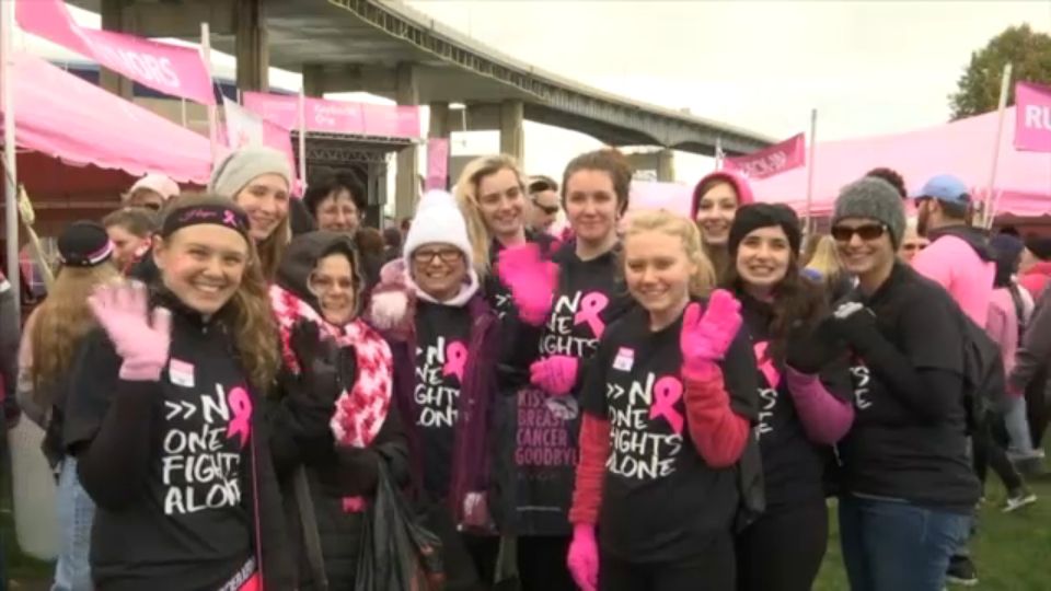 Making Strides breast Cancer awareness