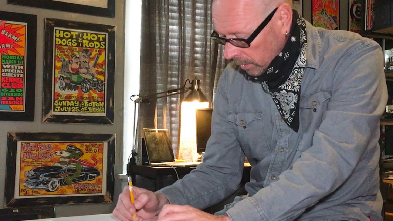 Columbus Man Is Poster Artist for Rock Stars - Spectrum News 1 | Tapang ...