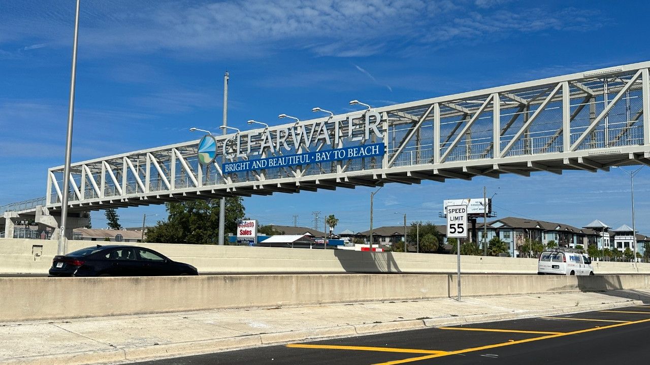 Clearwater Pedestrian bridge over U.S. 19 nears completion