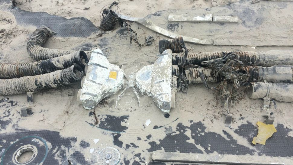 PHOTOS: SpaceX Rocket Debris Found on North Carolina Beach