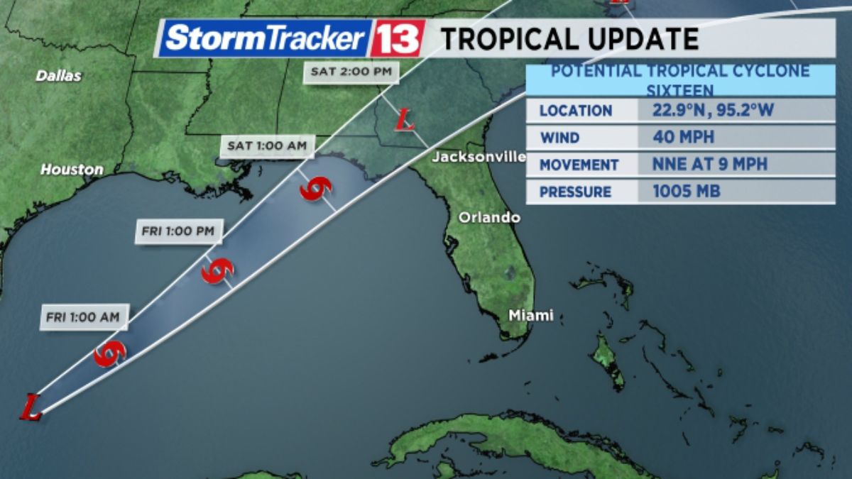 potential tropical cyclone 16 florida