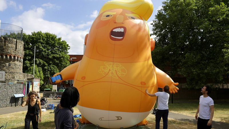 Infamous 'Baby Trump' Blimp Coming to Wilmington