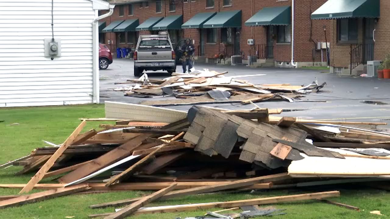Cleaning up "Field of Debris" After Tornado Touches Down