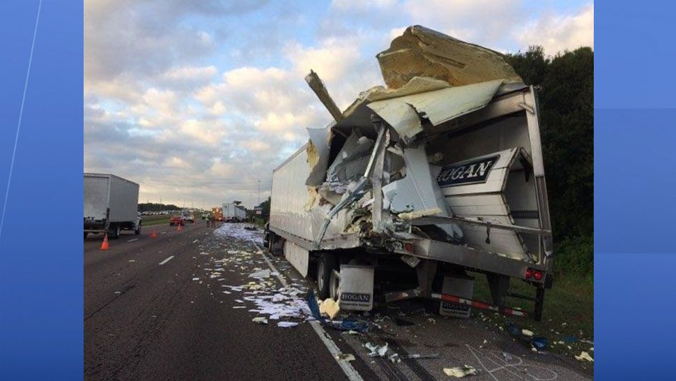 Lanes Littered With Letters After Semi Crash on I-75
