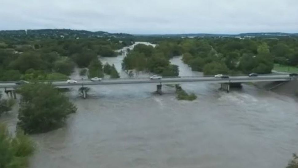 Guadalupe River Rises in Kerrville